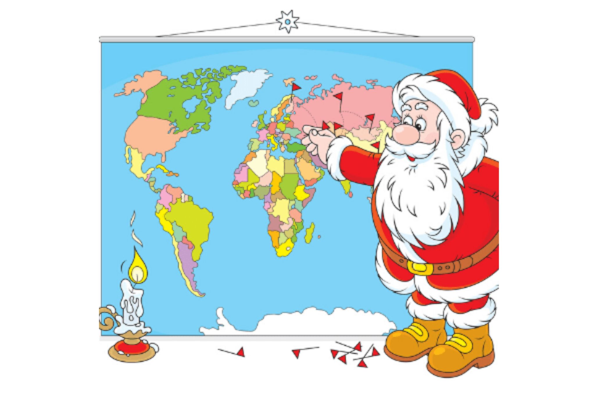 Santa Claus Around the World: Holiday Traditions for Kids